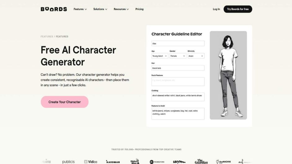 AI Character Generator AI Review | Features, Pros, Cons & Pricing